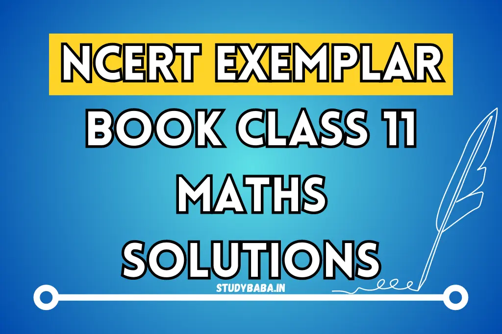 New Edition Ncert Exemplar Class 11 Maths Solutions Pdf Download